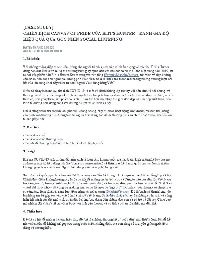 Case Study Bitis Hunter | PDF