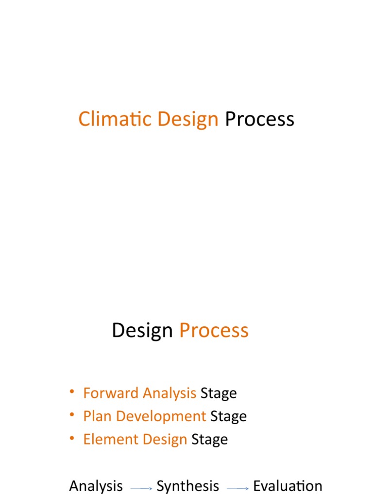 Climatic Design Process | PDF | Art