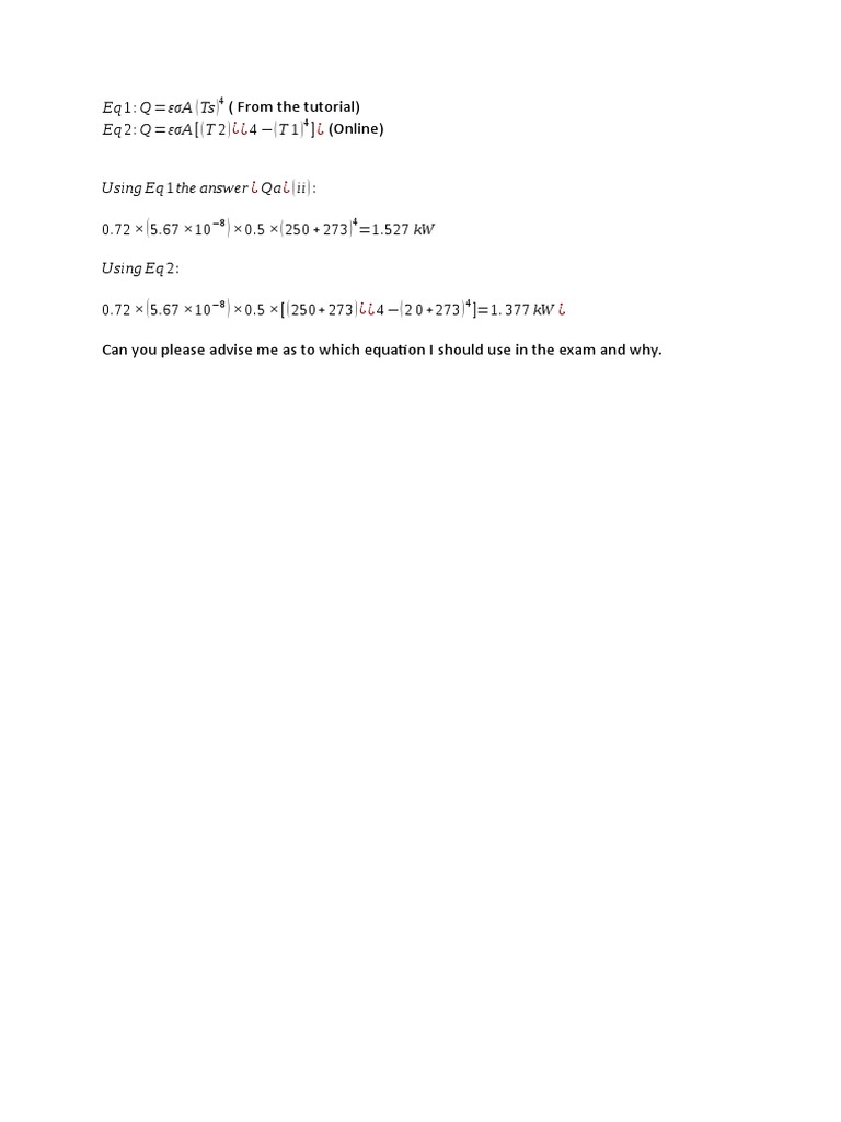 Calculation of Work Formulas | PDF