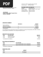 BBVA Bank Statement Overview | PDF | Banks | Money