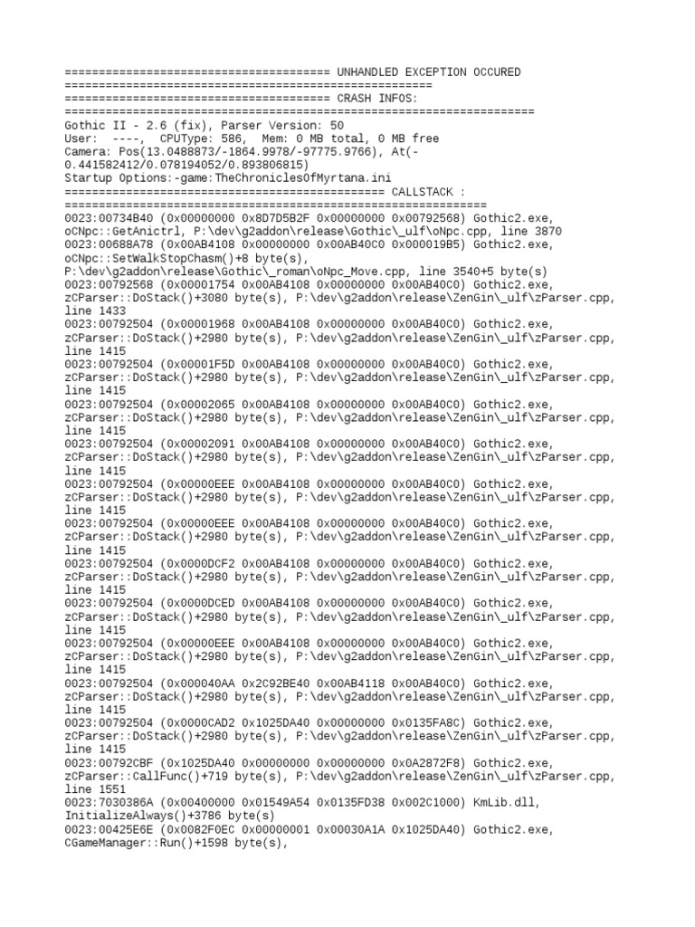 Crashinfo Archolos | PDF | Operating System Technology | Operating ...