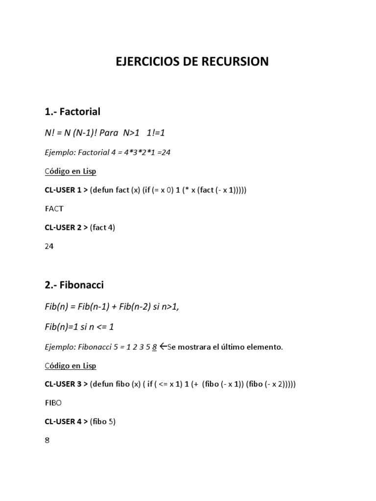 Recursividad PDF | PDF | Teoría de los números | Matemáticas discretas