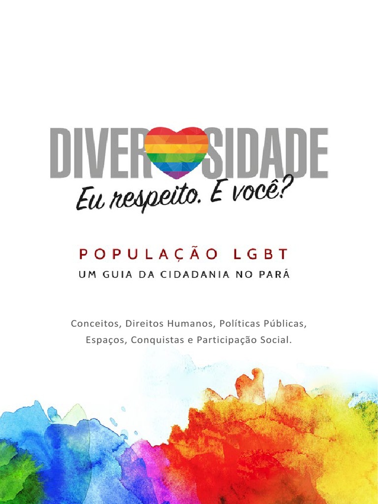 Cartilha Diversidade Pdf Homossexualidade Lgbt