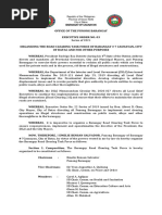 2021 Barangay Resolution No. 7 - A RESOLUTION FOR COVERED COURT | PDF ...