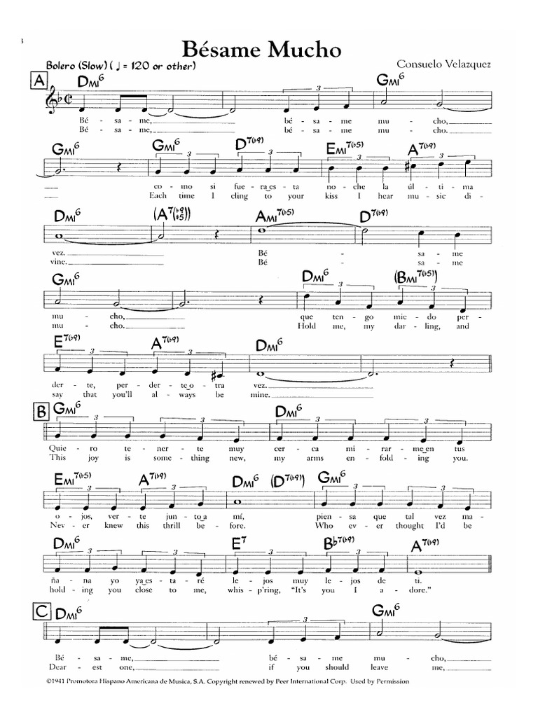 Besame Mucho PDF | PDF