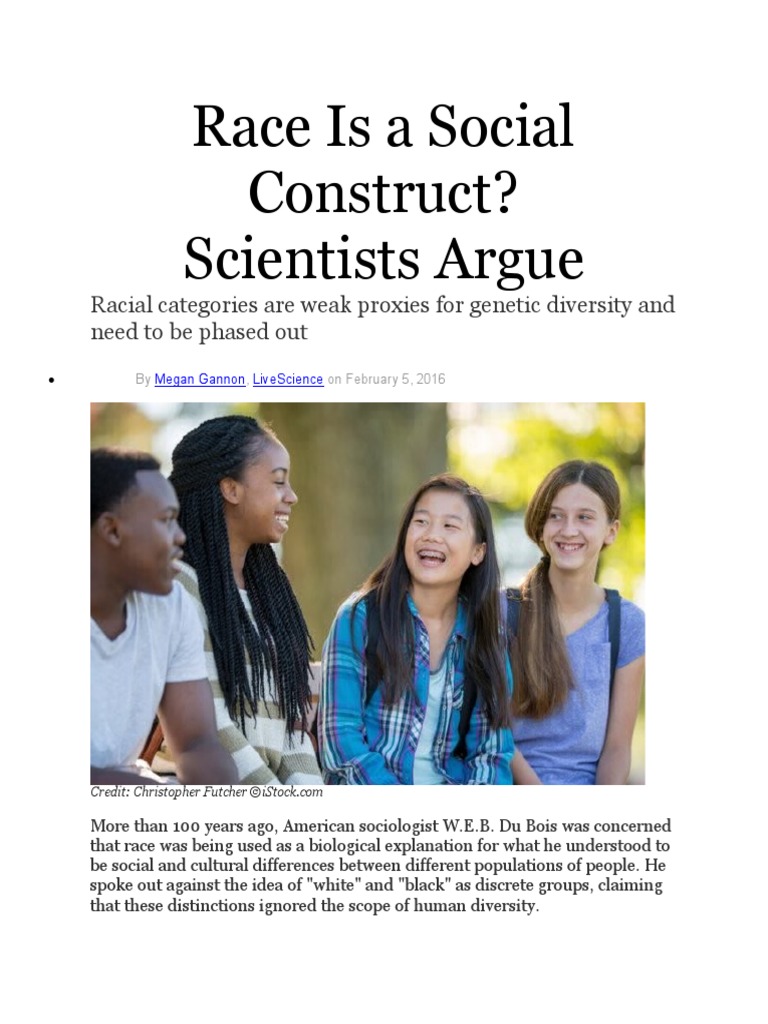 Racial Categories Misrepresent Genetics | PDF | Race (Human ...