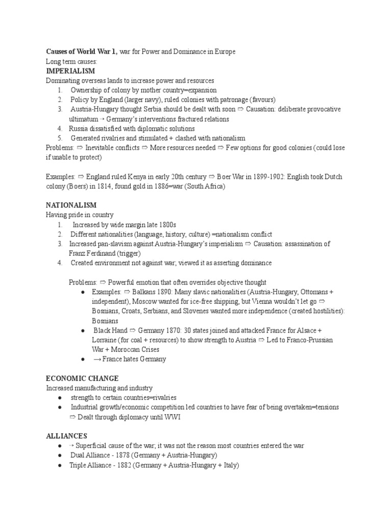 Paris Peace Treaties Overview | PDF | World War I Reparations | Treaty ...