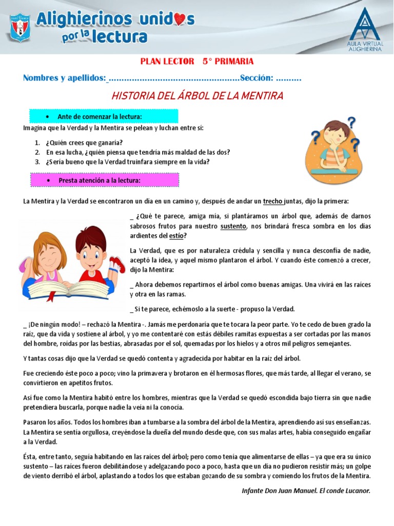 Semana 1 - Quinto Grado | PDF