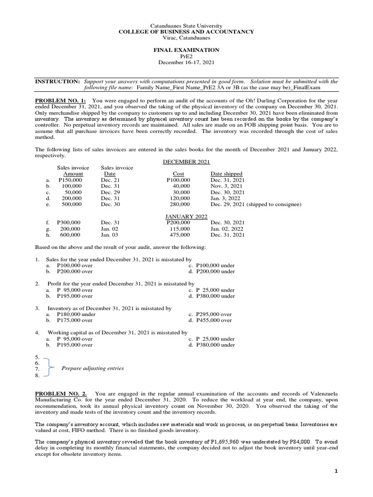 Following File Name: Family Name - First Name - Pre2 3A or 3B (As The ...