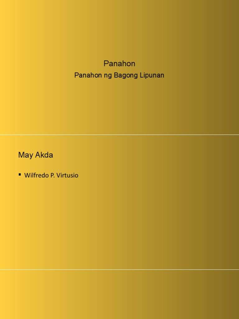 Bilanggo Ni Wilfredo P. Virtusio | PDF