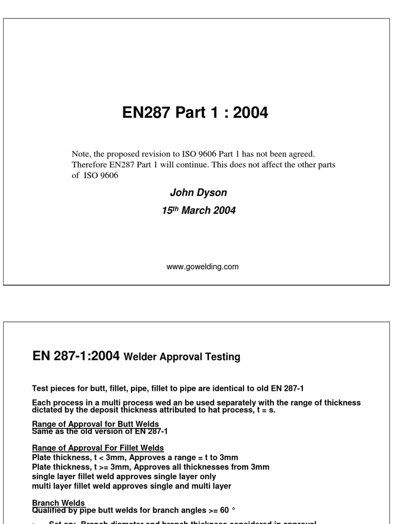 en287_1 | Welding | Stainless Steel
