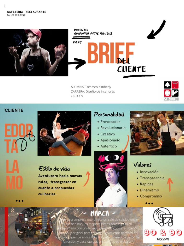 BRIEF | PDF | café | Cafetería