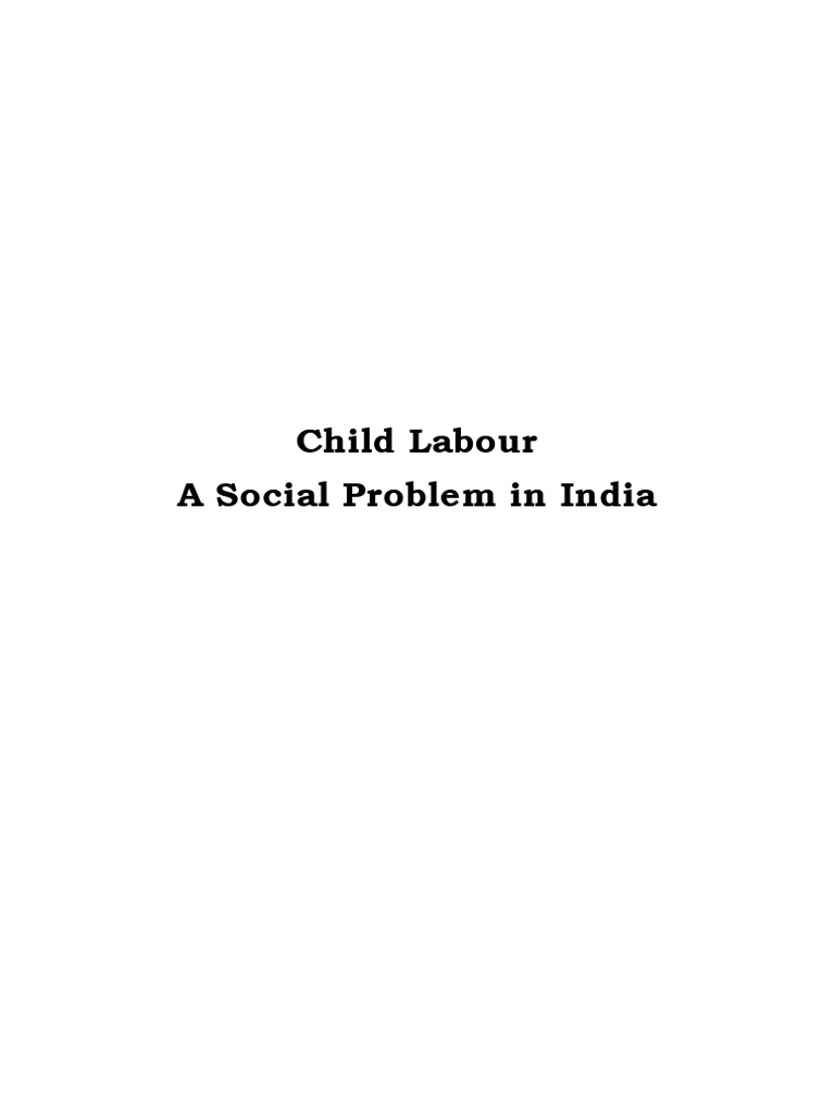Child Labour | PDF | Child Labour | Labour Economics