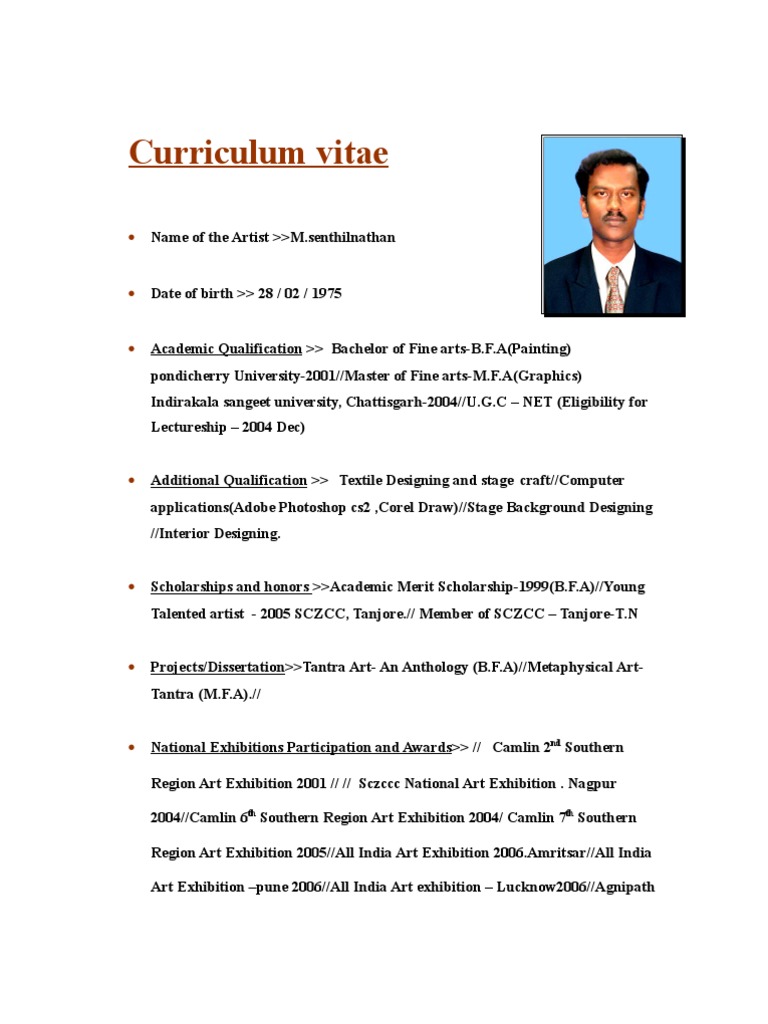 Curriculum Vitae | PDF | Aesthetics