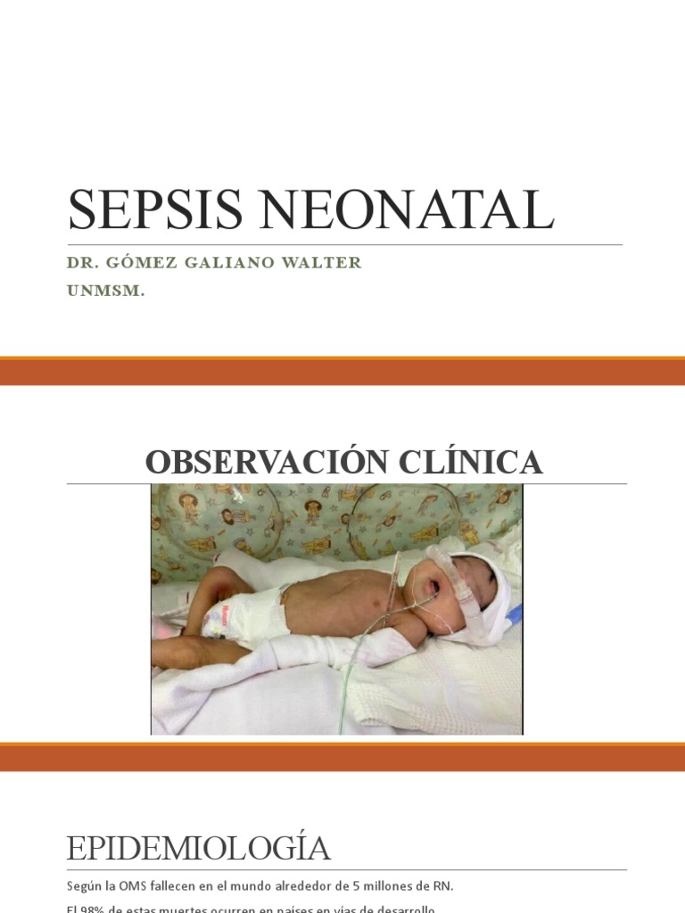 Sepsis Neonatal | PDF | Septicemia | Proteína C-reactiva