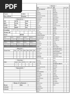 Forbidden Lands Character Sheet | PDF | Leisure | Sports