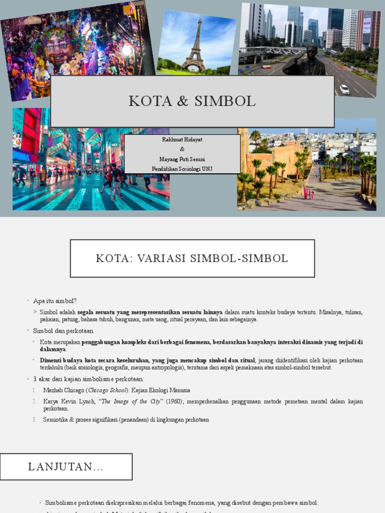 Simbolisme Kota: Makna dan Representasi | PDF