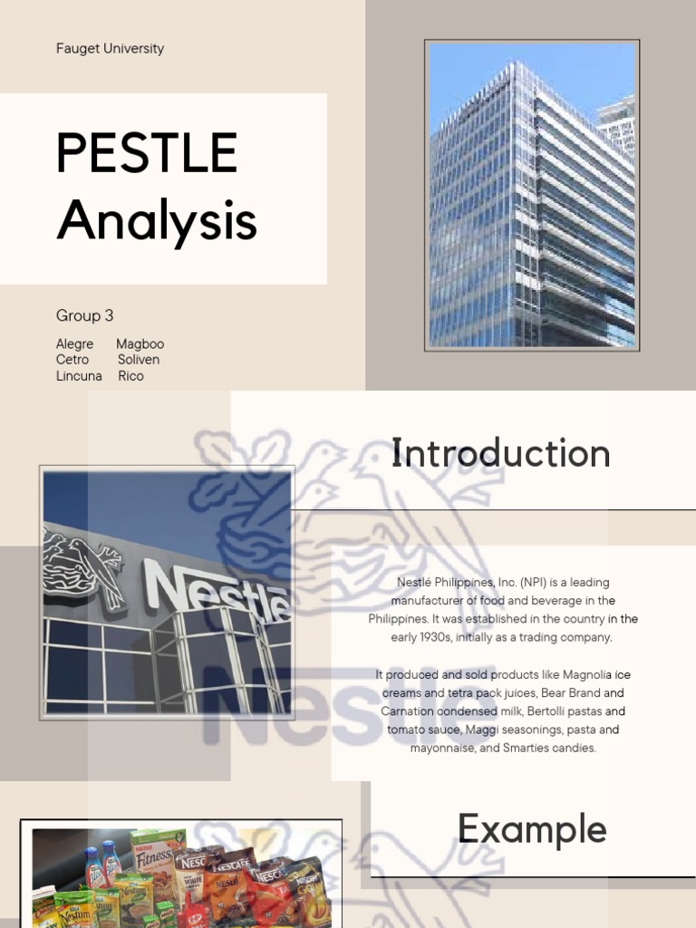 PESTLE Analysis of Nestlé Philippines | PDF | Labour Economics | Inflation