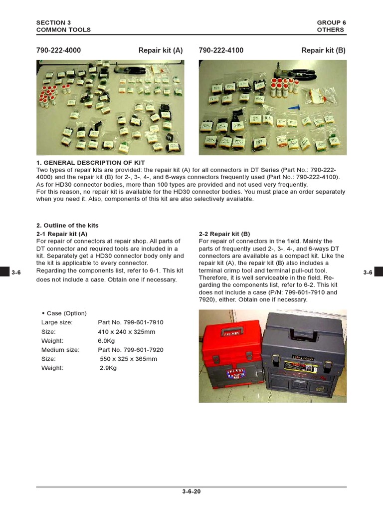 DT Kit Repair | PDF | Electrical Connector | Ac Power Plugs And Sockets
