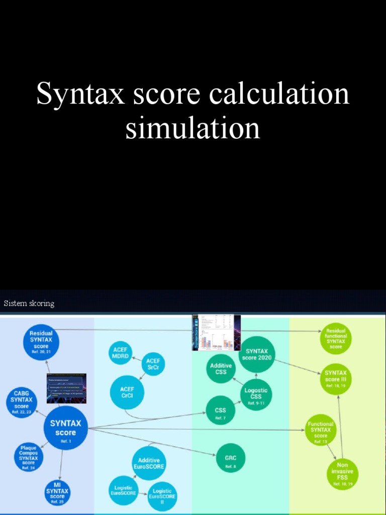 Syntax Score Calculation Simulation | PDF | Medical Procedures ...