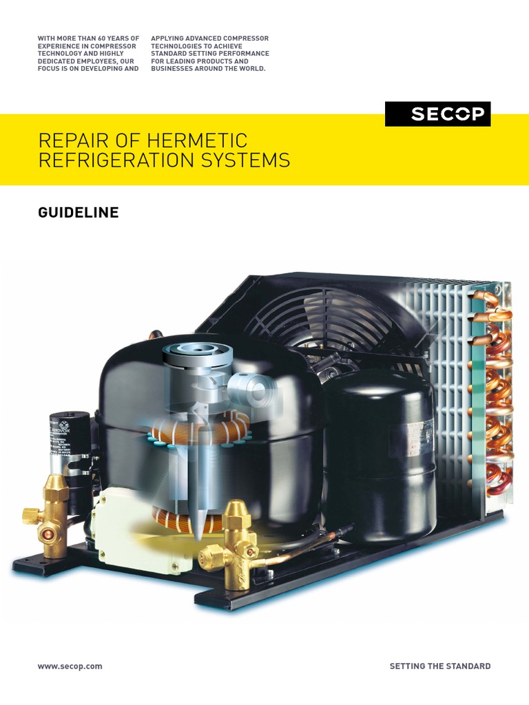10 - Secop - Repair of Hermetic Refrigeration Systems | PDF | Soldering ...