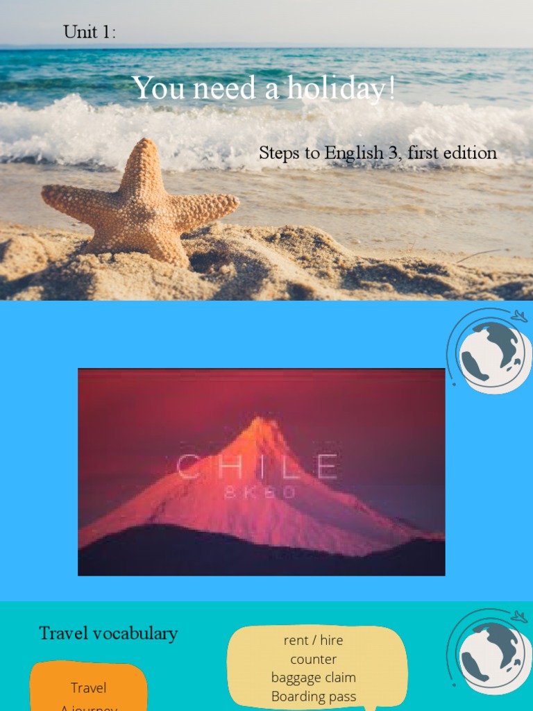 Travel Vocabulary & Future Tenses Guide | PDF