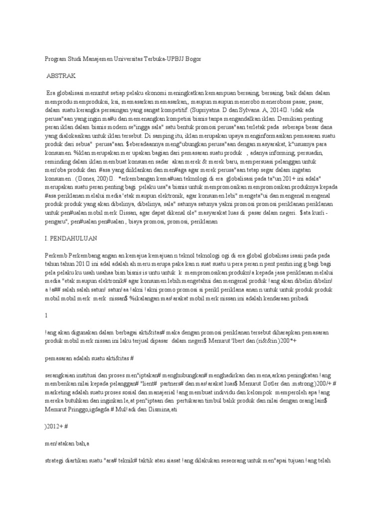 Contoh Karil 3 | PDF