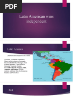 Latin American Independence Timeline | PDF | Latin America | South America