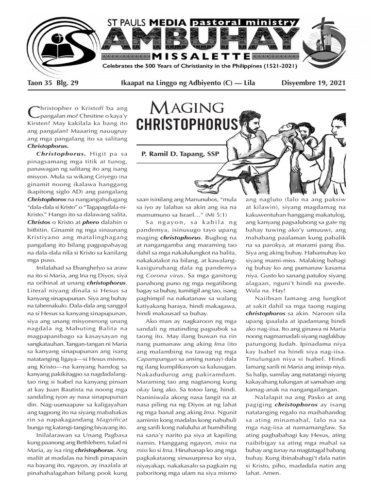 Sambuhay Tagalog - December 19 2021 | PDF