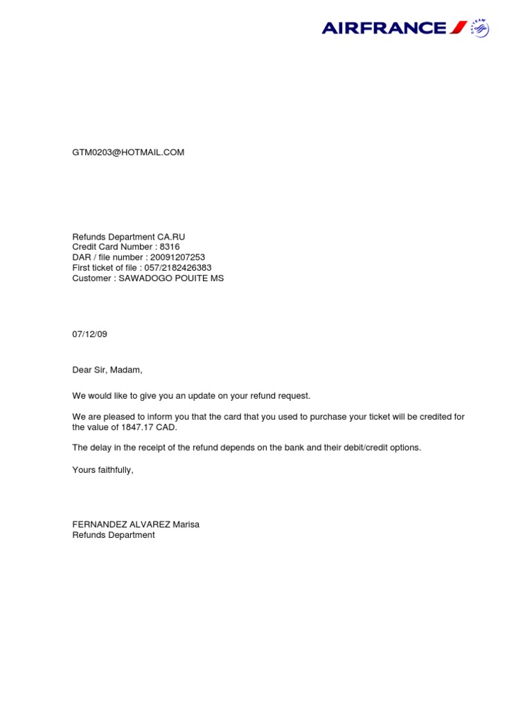 Refund Form Letter How To Write A Letter Asking For A Refund: 15 Steps