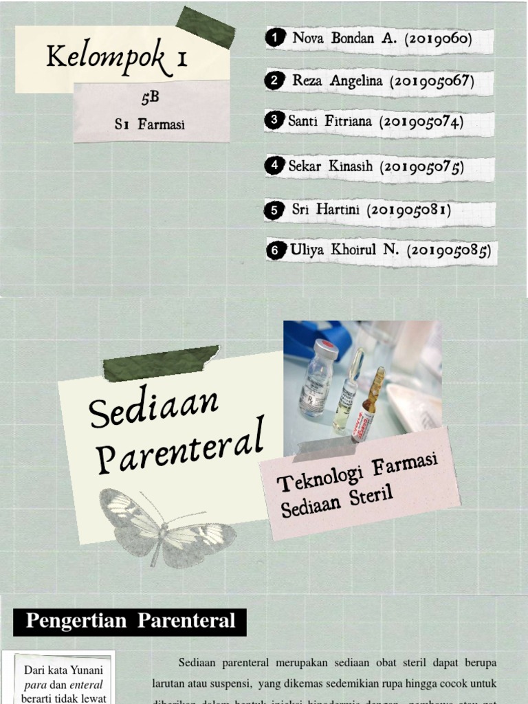Panduan Lengkap Sediaan Parenteral | PDF