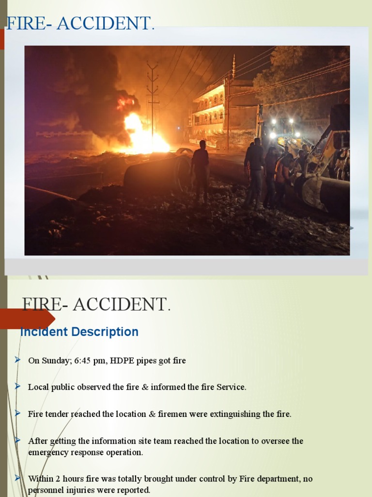 Fire Accident - Lesson Learned | PDF