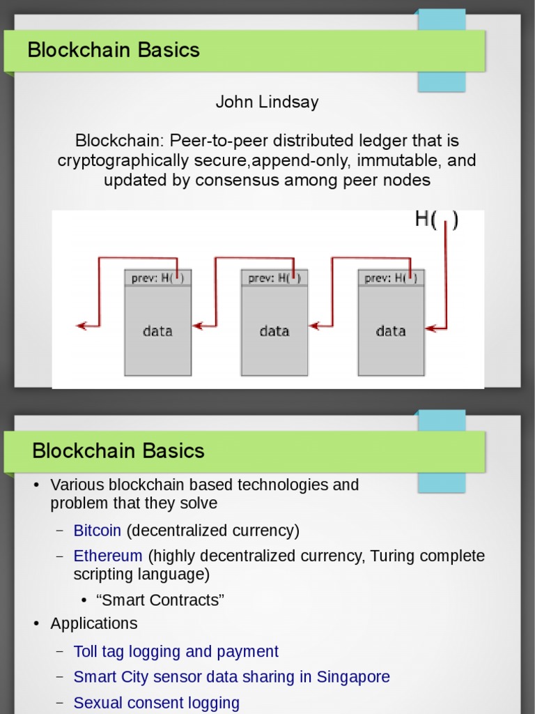 Blockchain Basics | PDF | Cryptocurrency | Bitcoin