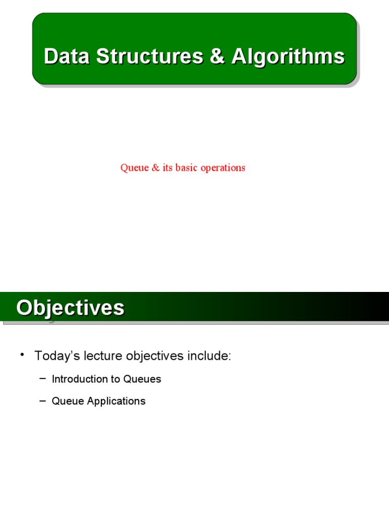 Data Structures And Algorithms Data Structures And Algorithms Pdf Queue