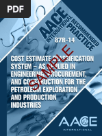 AACE-Nº-18R-97 - Estimated Cost Classification System PDF | PDF ...