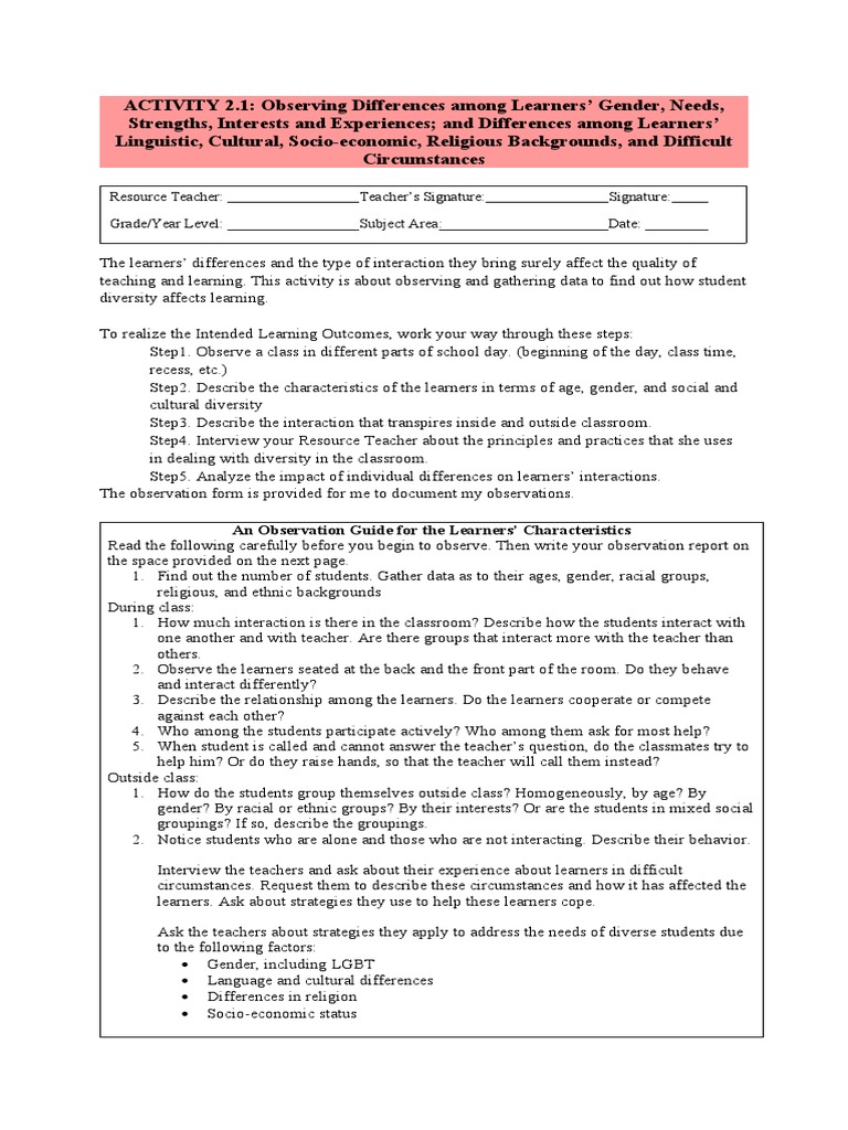 FS1-Episode 3 | PDF | Learning | Differentiated Instruction
