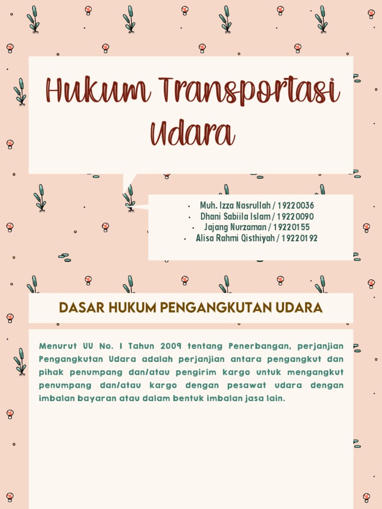 Kelompok 4-Transportasi Udara | PDF