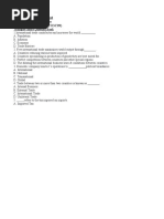 International Trade (Multiple Choice Questions) | PDF | Free Trade | Tariff