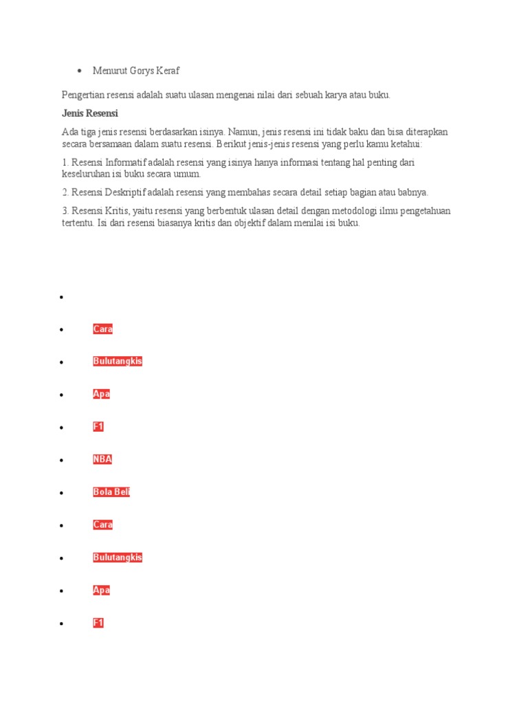 Menurut Gorys Keraf | PDF | Sains & Matematika | Fiksi Umum