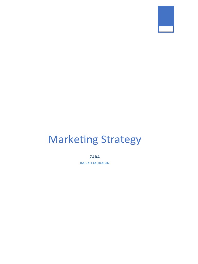 Zara's Marketing Strategy Analysis | PDF | Retail | Marketing