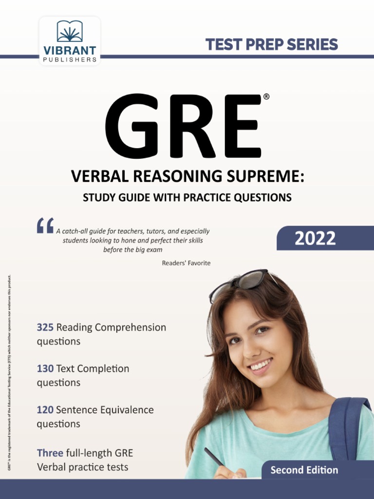 GRE Verbal Reasoning Supreme - 2022 - Sample | PDF | Graduate Record ...