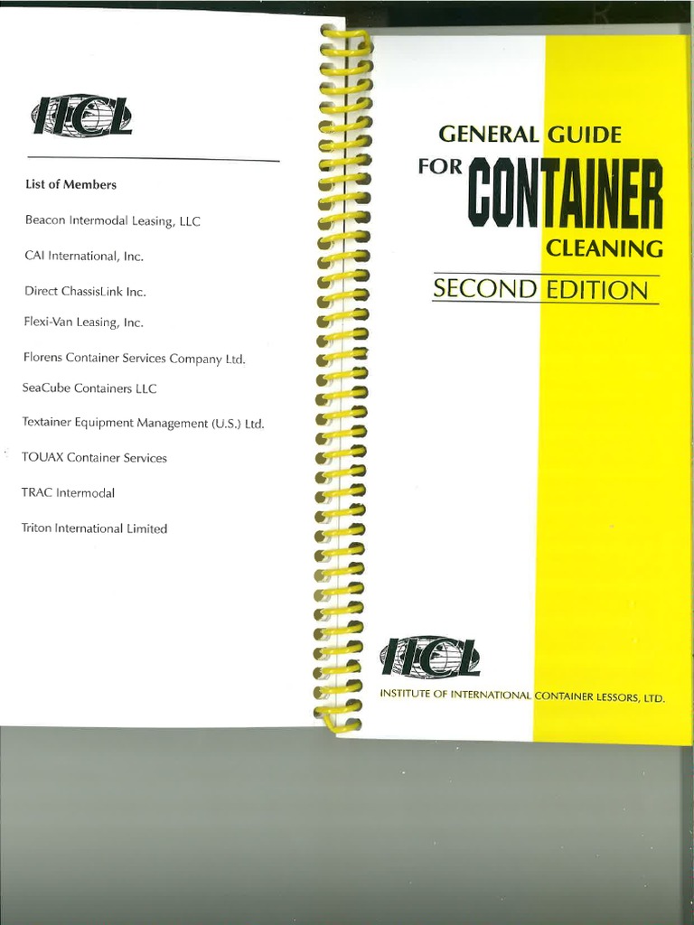 General Guide For Container Cleaning | PDF