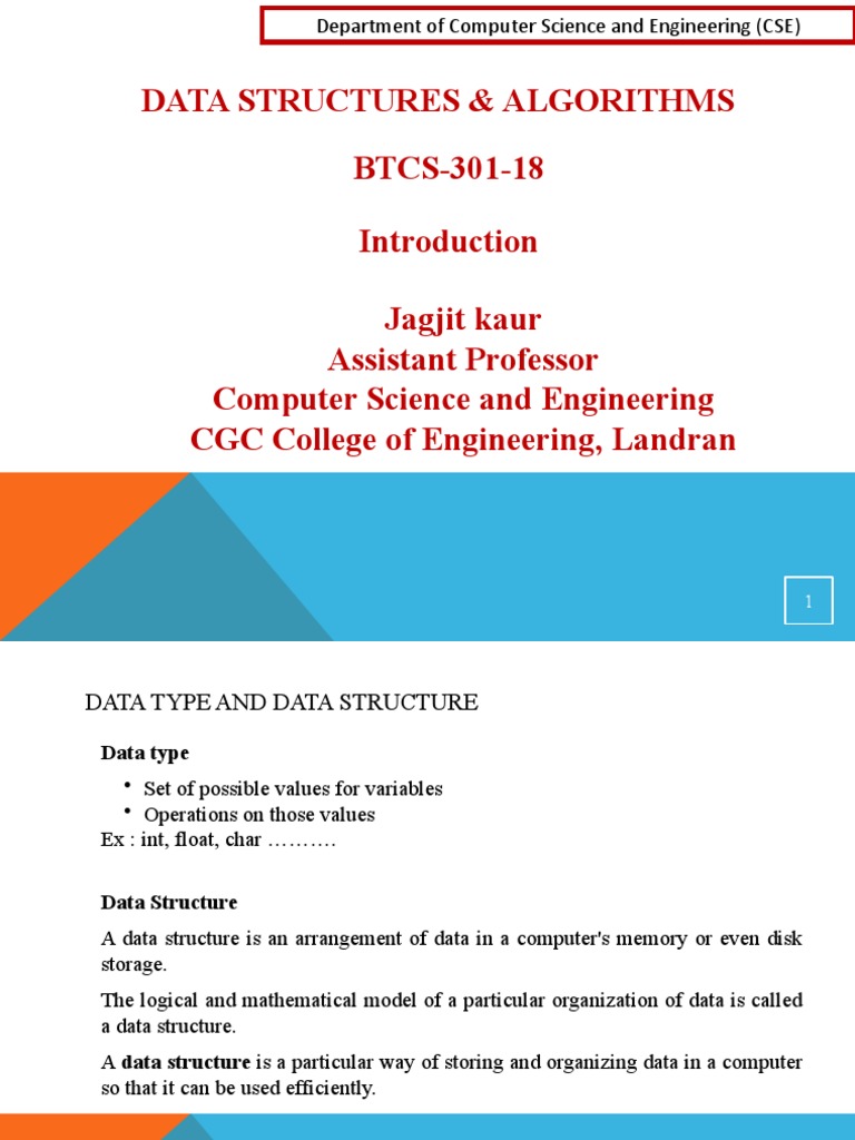 01 - Introduction 1 | PDF | Array Data Structure | Matrix (Mathematics)
