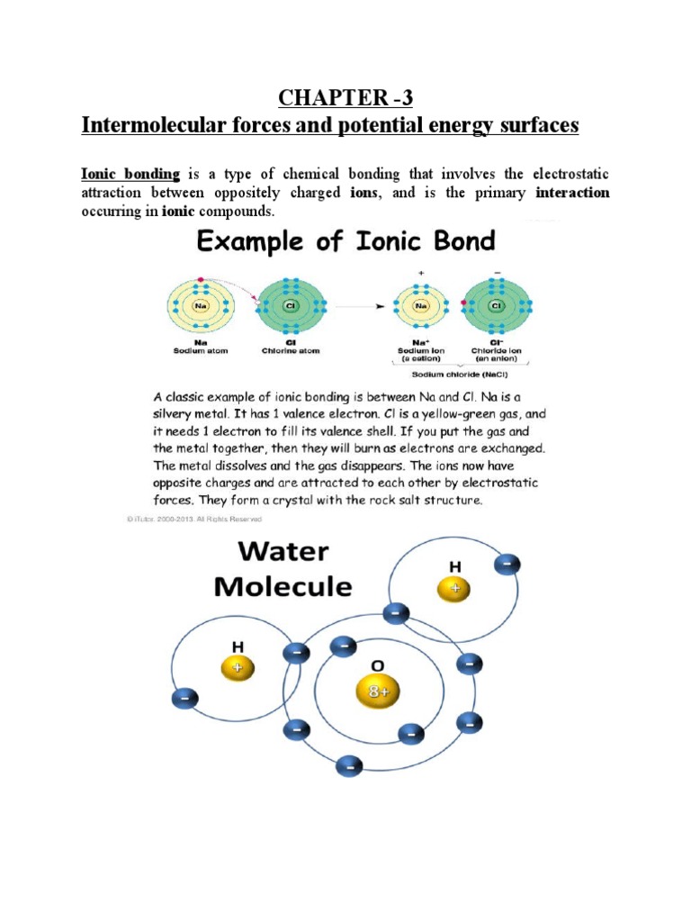 29 - CHAPTER 3 Intermolecular Forces and Potential Enegy Surfaces | PDF ...