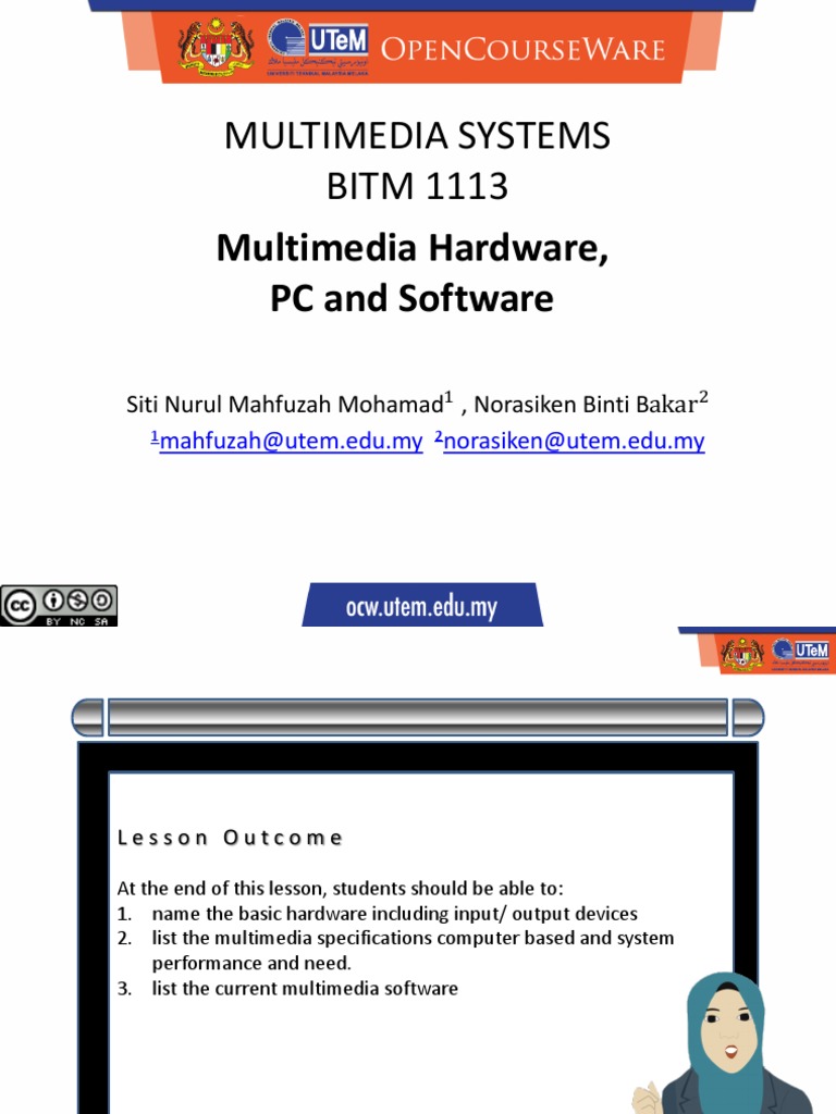 Multimedia Hardware and Software Overview | PDF | Computer Hardware ...
