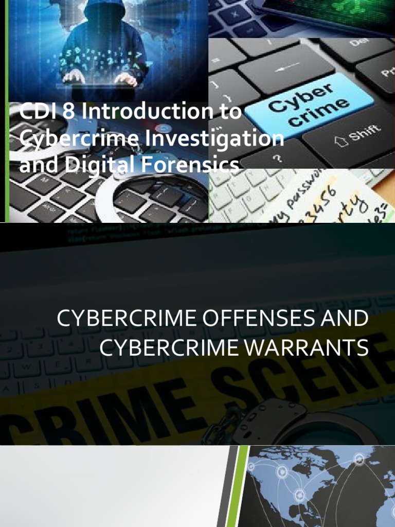 CDI 8 Introduction To Cybercrime Investigation and Digital Forensics ...