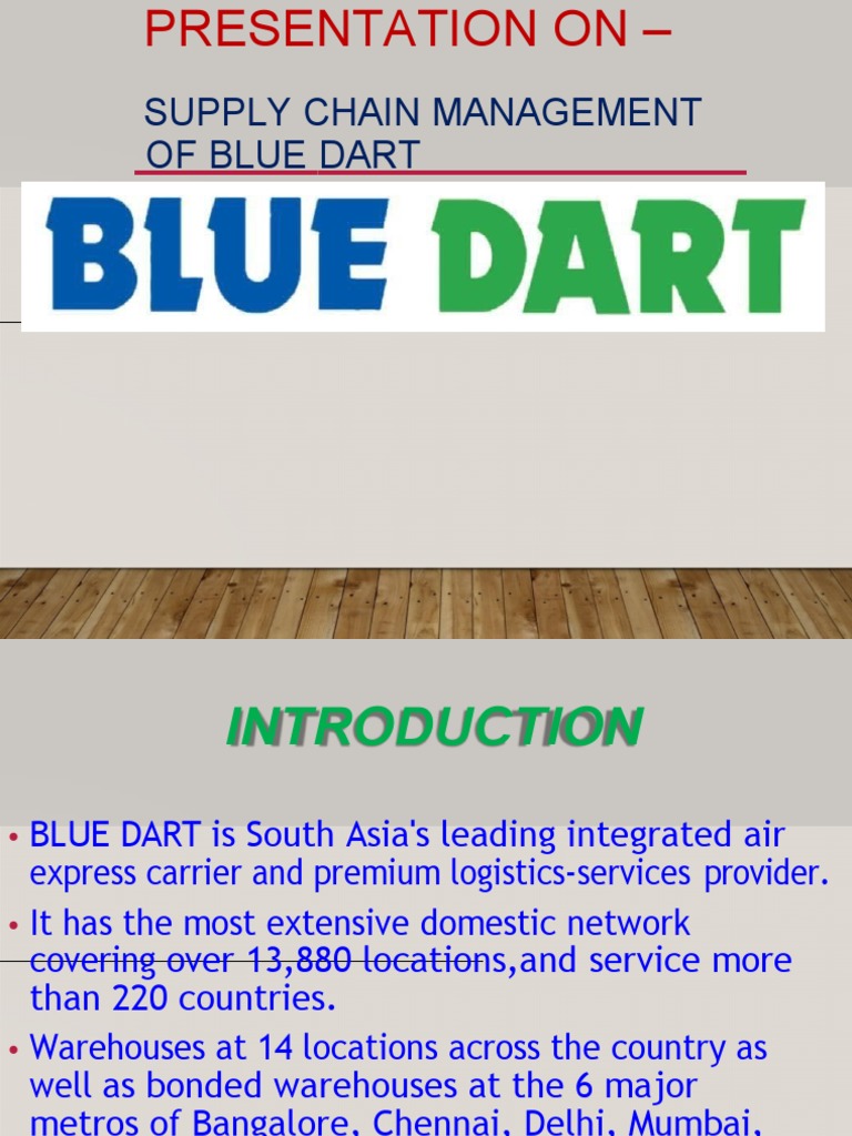 Blu Dart Presentation New | PDF | Business | Business Process