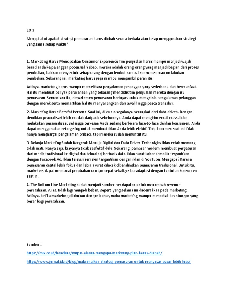 Jawaban Case 6 Lo 3&7 | PDF