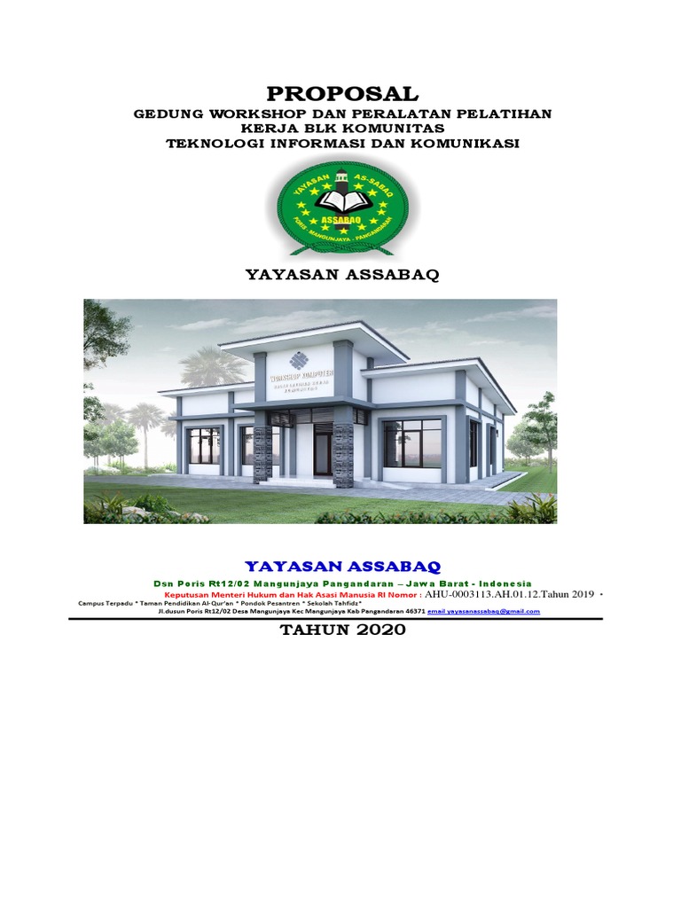 Proposal BLK ASSABAQ Fix - 1 | PDF