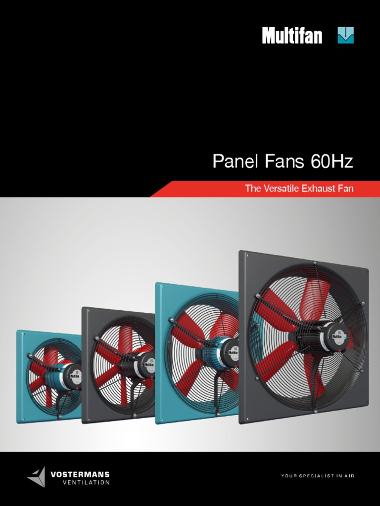 Vostermanns Vent - Multifan Panel Fan 60Hz US 08-20 | PDF ...